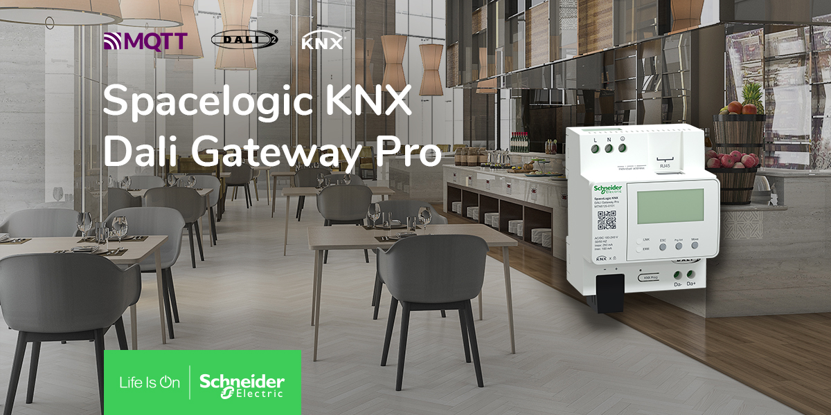 Schneider Electric offers operational efficiency in your building with SpaceLogic KNX Dali ...